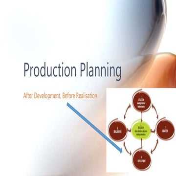 Production planning | PPTX