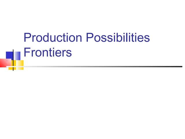 Production possibility frontier curve | PDF | Business | Business and ...