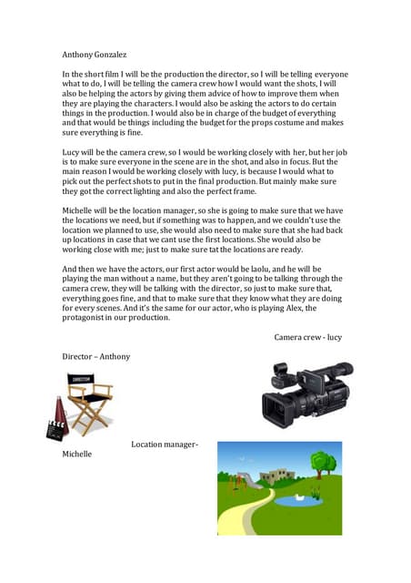 Production roles | PPT