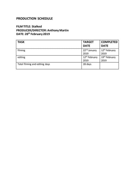 strip board unit 4 pre- production | PPTX