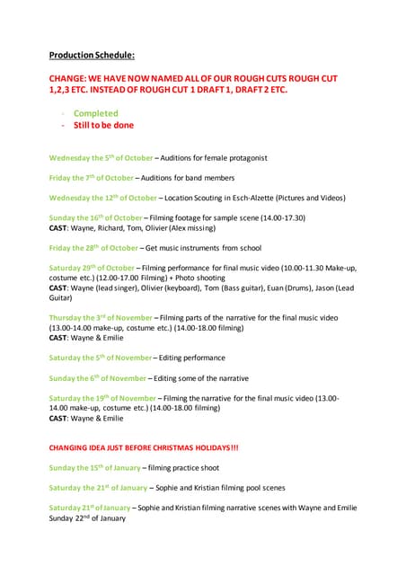 Visiting Schedule- Formal | PDF