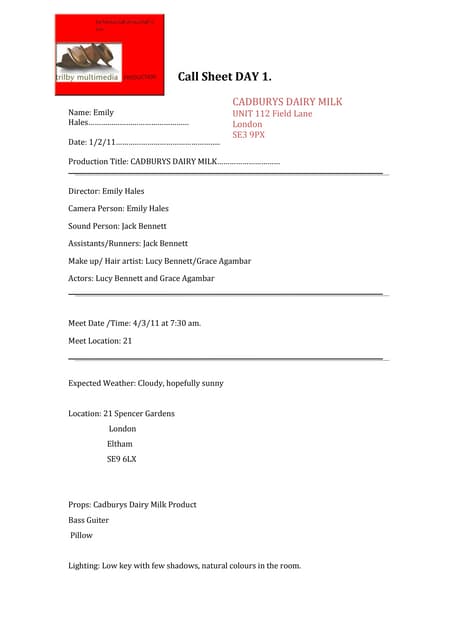 Requirments for Advert | PDF