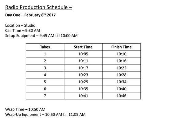 Radio Commercial Script | DOCX