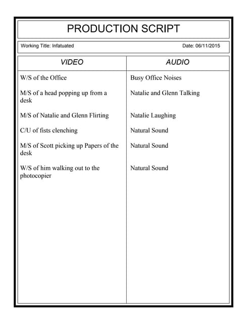 Production schedule | PPT