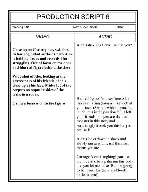 Finished script | PDF