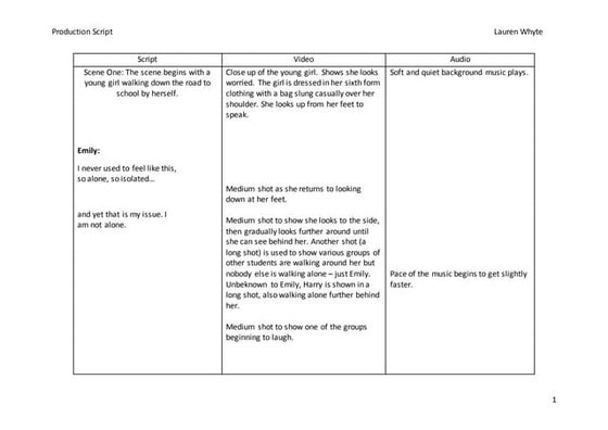 Leader production script | DOCX