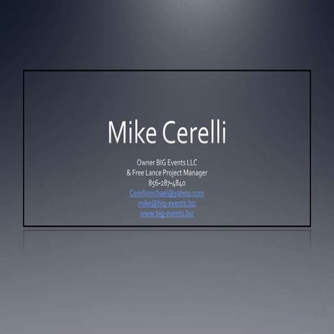 Production slide show | PPT