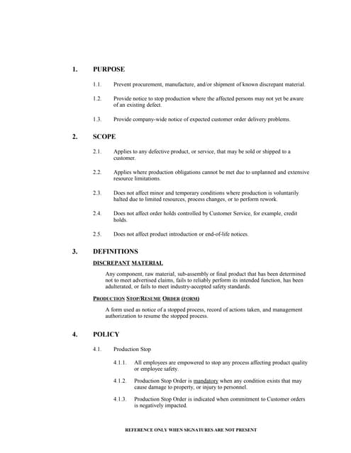 Internal quality audit procedure example | DOC