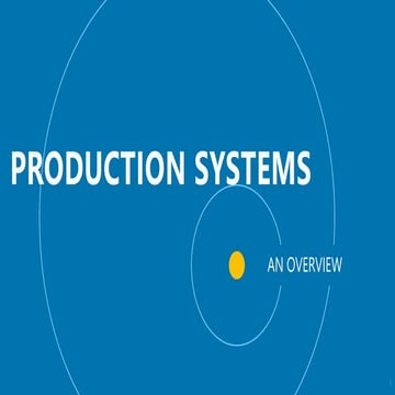 Production systems | PPTX