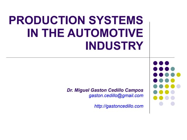 Car Development Procedure & Process | PDF