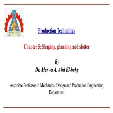 Production Technology, chapter 5.pdf | Physics | Science