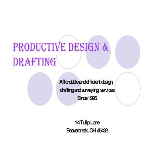 Productive Design & Drafting | PPT