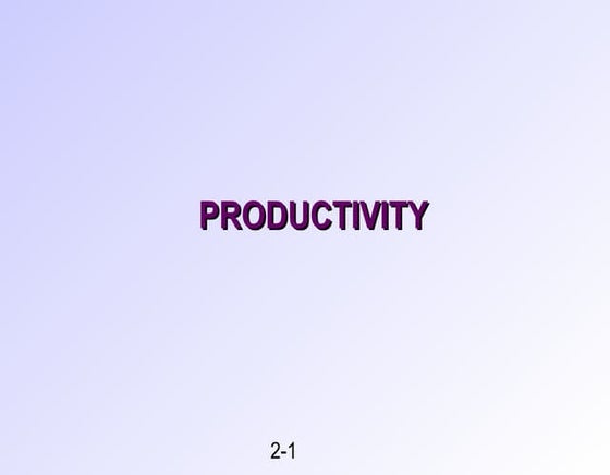 Productivity Measurement, Types with solved Examples.pptx