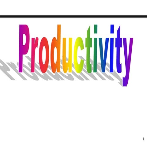 Productivity.ppt