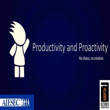 Productivity and proactivity | PPTX