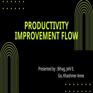 PRODUCTIVITY IMPROVEMENT FLOW (IM325).pptx