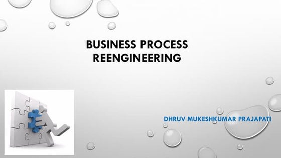 Business process reengineering | PPT