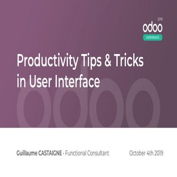 Productivity Tips & Tricks in User Interface | PDF