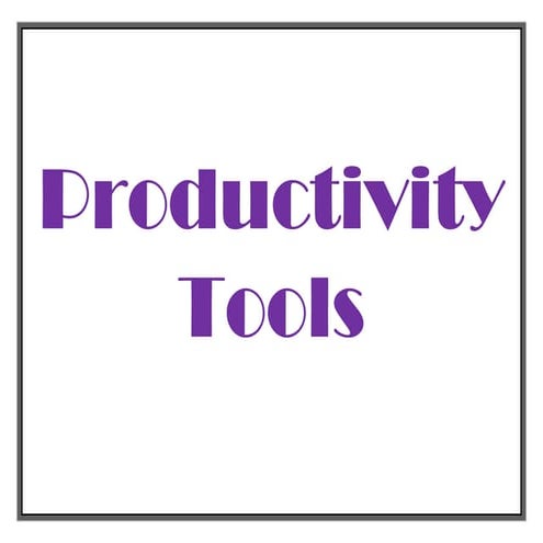 Productivity tools | PPTX