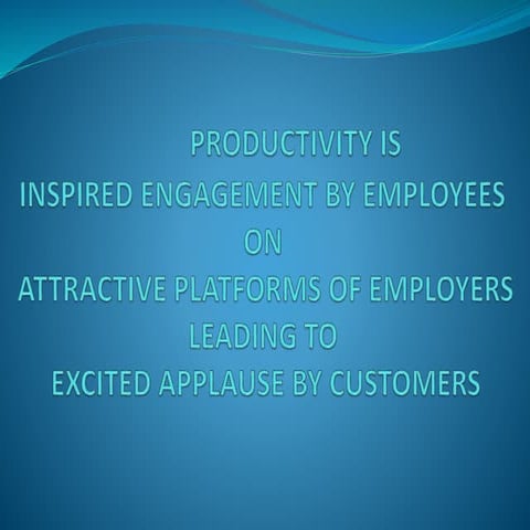 Productivty ..... | PPTX