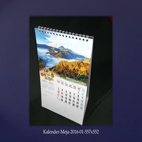 Product kalender meja 2016 percetakan ayuprint kiic suryacipta karawang ...