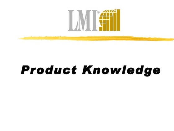 Product Knowledge | PPS