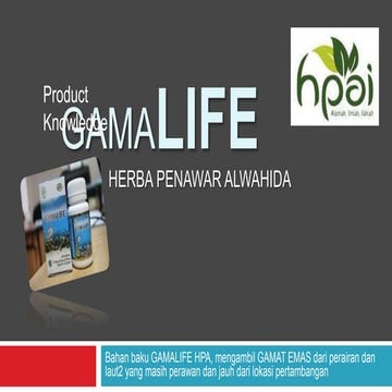 Product knowledge kapsul gamat hpai timun emas | PPT