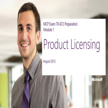 Microsoft Product Licensing | PDF