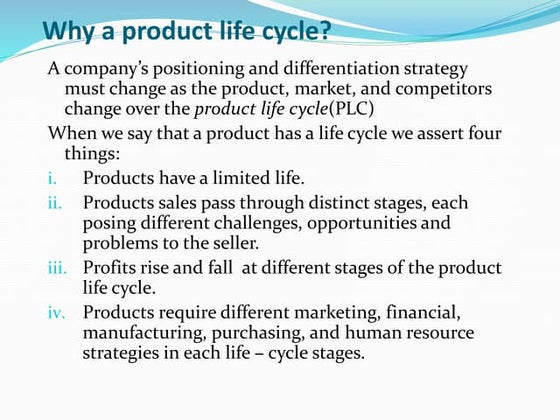 PRODUCT LIFE CYCLE | PPTX