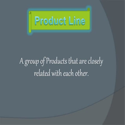 Product line | PPTX