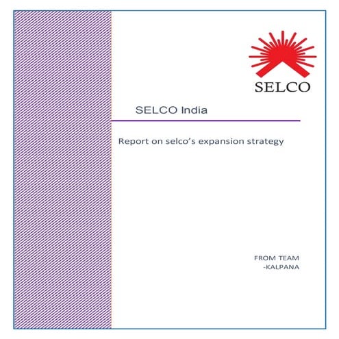 selco india expansion . | DOCX