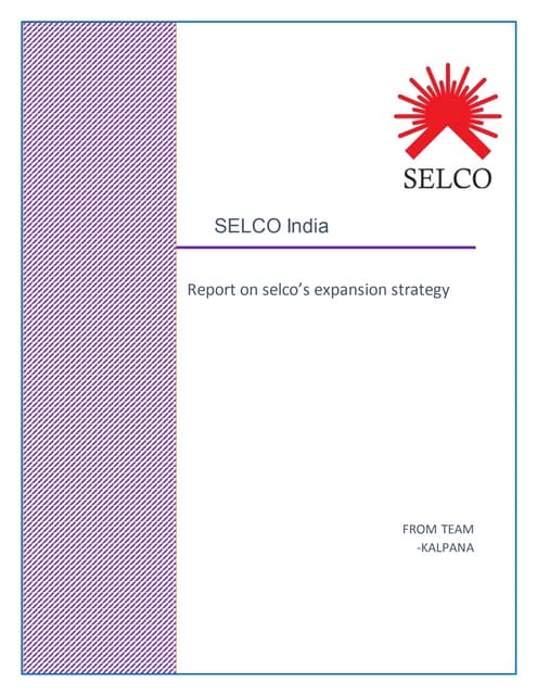 Story of SELCO | PDF