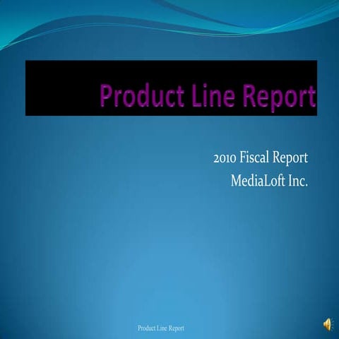 Product line report demo | PPSX