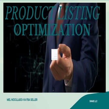 Product Listing Optimization.pptx