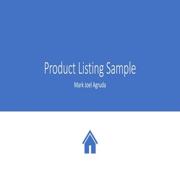 Product Listing | PPTX | Consumer Electronics | Technology & Computing