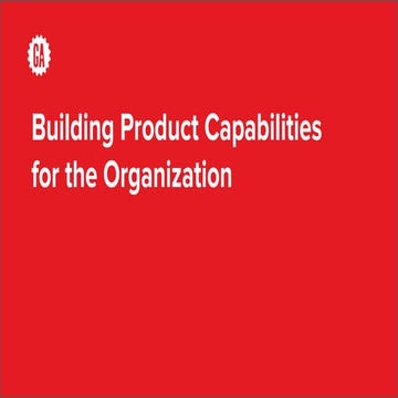 Product management deck | PDF