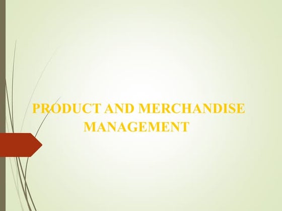 Merchandise planning step by step process | PPT