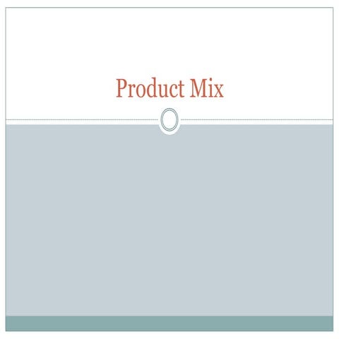 Product Mix of ITC | PPTX