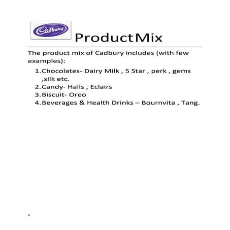 Product Mix.docx
