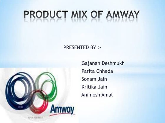 Amway presentation | PPTX | Sales | Business