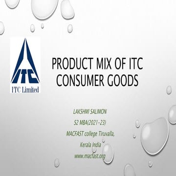 Product mix of ITC consumer goods.pptx