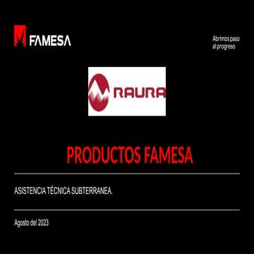 PRODUCTOS FAMESA Y MARCADO DE MALLA.pptx