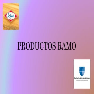 Productos Ramo SA | PPTX