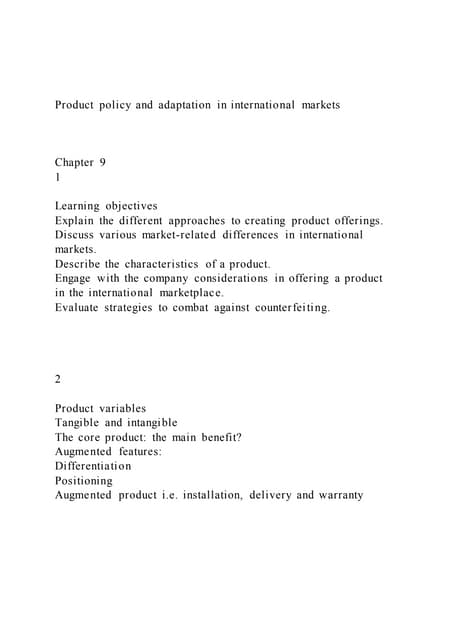 International Product Planning Major Product Decisions.pptx