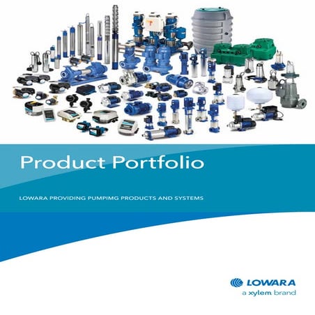 Algemeen productportfolio Xylem | PDF