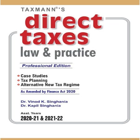 Taxmann's Direct Taxes Law & Practice | PDF