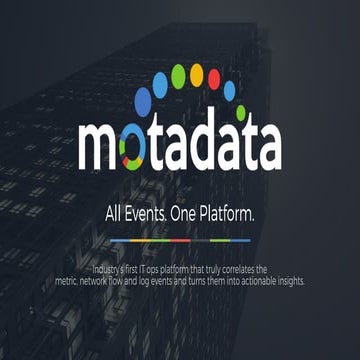 Product Presentation - Motadata Unified Platform for IT Monitoring ...