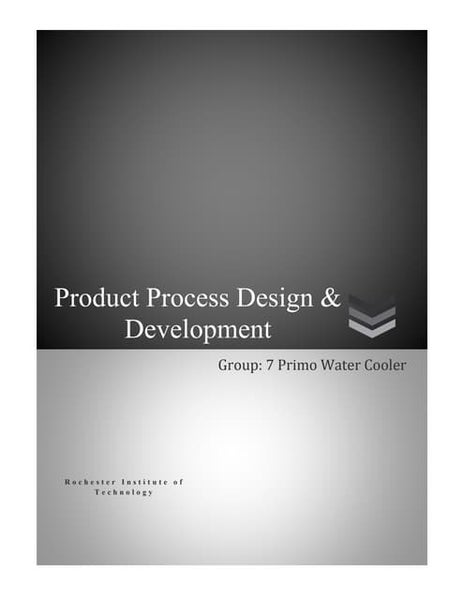 Product Design And Process Selection Services