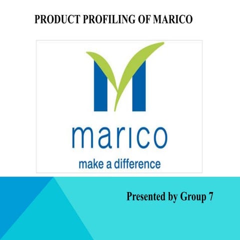 Product profiling of marico | PDF