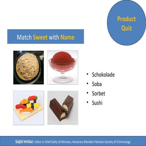 Product Quiz | PPT